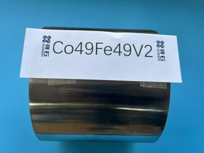 China VACOFLUX 48 FeCo zachte magnetische legering met een lage dwangveldsterkte, hoge doorlaatbaarheid en lage magnetisatieverliezen Te koop