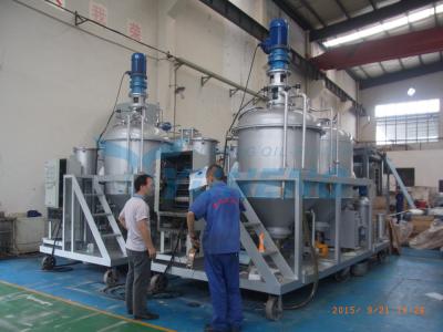 China Continuous Running Tyre Pyrolysis Oil Refining Machine for sale