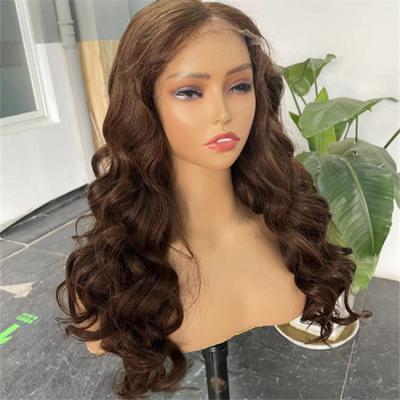 Cina Indetectabile senza colla Fronte HD pizzo Perrucche per capelli umani Super sottile 30 pollici in vendita