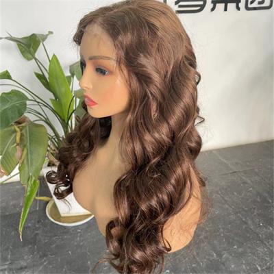 Cina Indetectabile senza colla Fronte HD pizzo Perrucche per capelli umani Super sottile 30 pollici in vendita