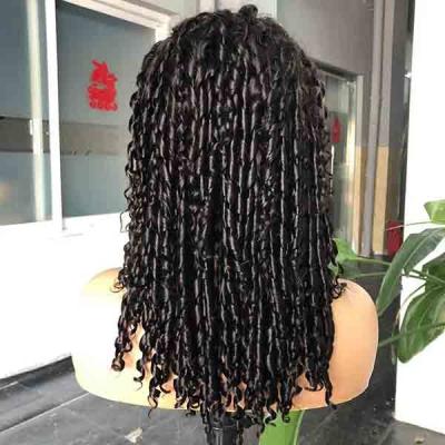 China Pissy Curls Hair Glueless Precut Wigs 13x6 HD Undetectable Lace Front Wigs for sale