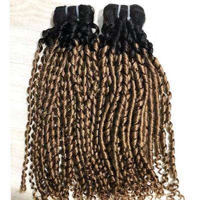 Cina Rilascio doppia trama Pixie riccioli di capelli umani fasci di estensioni 10 pollici-26 pollici in vendita