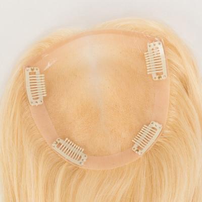 Cina 613 Bionda Donna Parrucche da toupee femminile 5x5 5x7 Parrucche da fronte in pizzo svizzero Capelli umani brasiliani in vendita
