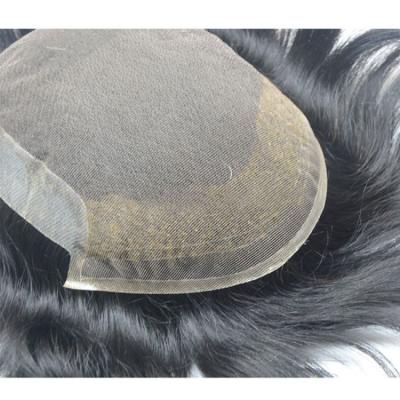 Cina Realistic Indian Mens Toupee Perugia per capelli umani 60g-65g Oem In Grosso in vendita