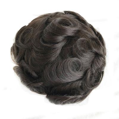 Cina 8x10 Uomini Perrucche per capelli umani reali Australia Uomini Full Lace Hair System Toupee in vendita