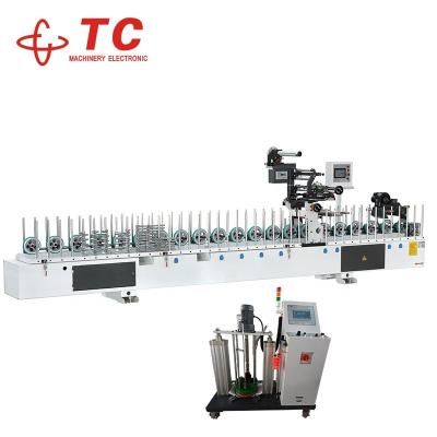 China Portable PUR Profile Wrapping Machine for Small Workshops, 220V/380V Optional for sale
