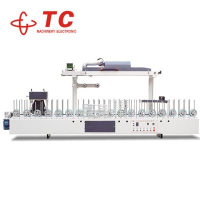 China TC Factory Direct Sales Profile Wrapping Machine  Use Two Component   Single Component Oily Based Glue White Latex Laminating for sale