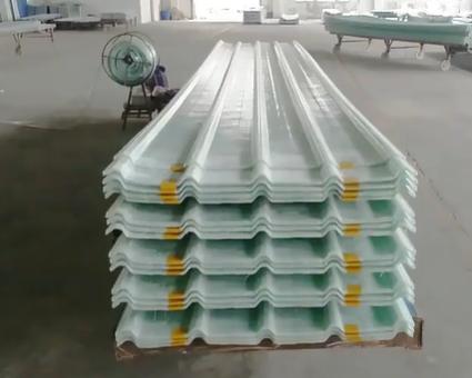 Quality Custom FRP Daylighting Plates Roofing Sheet With Anti Corrosion Coating for sale