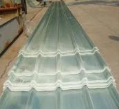 Quality Soundproofing FRP Translucent Roofing Sheets High light transmittance Customized for sale