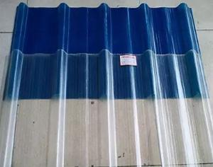 China Soundproofing FRP Translucent Roofing Sheets High light transmittance Customized for sale
