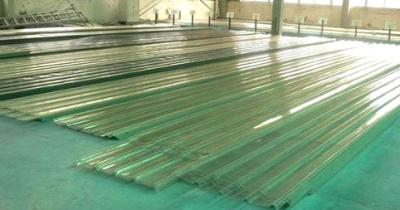China Soundproofing FRP Daylighting Tile High Heat Insulation FRP Translucent Sheet for sale