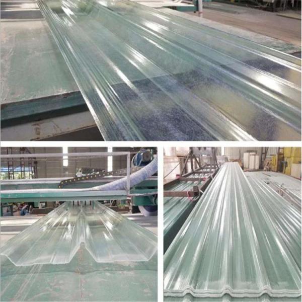 Quality Weather Resistant FRP Daylighting Tile Roofing Sheet 1.0MM - 6.0MM Thickness for sale