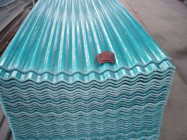 Quality Lightweight High Density FRP Daylighting Tile Panels With Strong Light Transmittance for sale