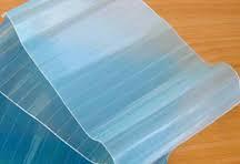 Quality Customized FRP Daylighting Tile Translucent Roofing Sheets Impact Resistance for sale