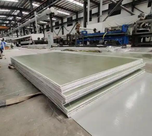 Quality Corrosion Resistant Flat Smooth FRP Sheet Lightweight High Strength Impact for sale