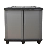 China Custom PP Corrugated Pallet Box 500x270x270mm Foldable Coaming Container Bins 13.6kg Capacity for sale