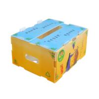 China Corruone Waterproof Recyclable Corrugated Plastic Fruit Vegetable Box 500x270x270mm 13.6kg Capacity for sale