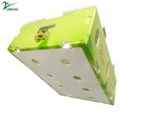China Reusable Vegetable Corrugated Boxes with Lockable Lid for sale