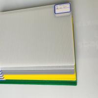 China Eco Friendly PP Corrugated Sheet 8mm 10mm Polypropylene Roofing Sheets for sale