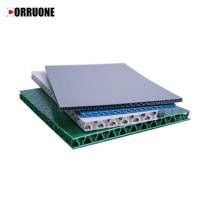 China Polypropylene Honeycomb Panel 6mm 2.5kg/m2 Lightweight PP Honeycomb Sandwich Board with Silk Screen Printing for sale