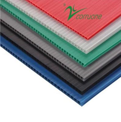 Cina bordo vuoto di plastica ondulato del PE pp degli strati riciclato 4mm di 3mm in vendita