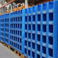 China Industrial PP Corrugated Plastic Bin 2-6mm Thickness Custom Size Reusable Storage Box for sale