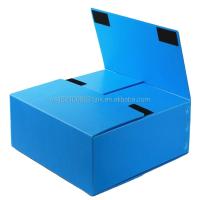 China Polypropylene Corrugated Plastic Packaging Boxes 2-12mm Thickness Coroplast Turnover Box for sale