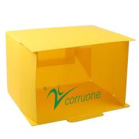 China Polypropylene Corrugated Plastic Packaging Boxes 2-12mm Thickness Coroplast Turnover Box for sale