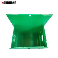 China Waterproof PP Corrugated Box 12mm Thick Corflute Storage Box Custom Size for sale