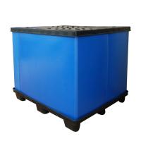 China Custom PP Corrugated Box 500x270x270mm 3.5mm Thickness Folding Storage Box for Asparagus Okra for sale