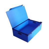 China PP Corrugated Plastic Turnover Box 500x270x270mm 13.6kg Bearing Weight Custom Size for sale