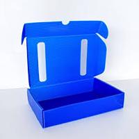 China PP Corrugated Plastic Turnover Box 500x270x270mm 13.6kg Bearing Weight Custom Size for sale