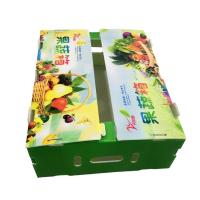 China PP Corrugated Plastic Box 500x270x270mm Waterproof Reusable Fruit Vegetable Container for sale