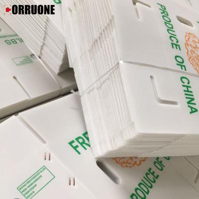 Cina il contenitore ondulato Cartonplast di mango di 3.5mm ha ondulato le scatole per l'imballaggio della frutta in vendita