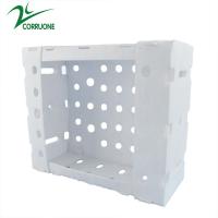 China Custom Corrugated Plastic PP Seafood Box 500x270x270mm 13.6kg Bearing Waterproof Coroplast Storage for sale