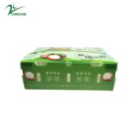 China PP Corrugated Plastic Fruit Box 4mm Thickness Reusable Packaging for Lemon Banana Apple for sale