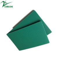 China Colored Corrugated Plastic Sheets 4x8 PP Honeycomb Panel Green 4mm Thickness for sale