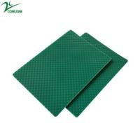 China Colored Corrugated Plastic Sheets 4x8 PP Honeycomb Panel Green 4mm Thickness for sale