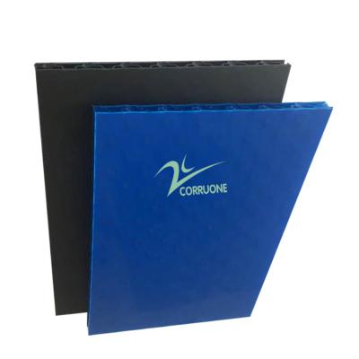 China Blue Shockproof PP Honeycomb Sheet Polypropylene Honeycomb Panels for sale