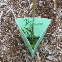 China Coroplast Plastic Tree Trunk Covers 2mm Corrugated Tree Guard Protection UV Resistant for sale
