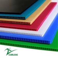 China Polypropylene Coroplast Corrugated Plastic Sheets Board 4ft x 8ft Customizable for sale