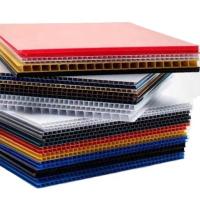 China Polypropylene Honeycomb Panel 6mm 2.5kg/m2 Lightweight PP Honeycomb Sandwich Board with Silk Screen Printing for sale