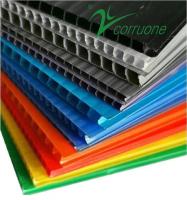 China PP Corrugated Plastic Sheet 4mm Thick Waterproof Durable Floor Protection Board for sale