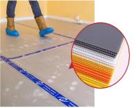 China Orange Corrugated Plastic Cover 12mm Bubble Sheet for Floor Protection PP for sale