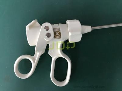China OLYMPUS T3775 LAPAROSCOPIC SCISSORS 5X34MM, BLADE CURVE, GUN, HF CONNECTION FOR SONOSURG for sale