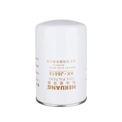 Cina Filtro di olio HEKUANG J6613Alto tasso di filtrazione per motore di escavatore in vendita