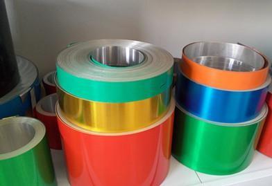 China Lacquer Aluminium Strip For Medicine Bottle Caps for sale