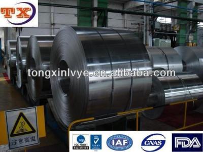 China Both Sides Clear Lacquer Aluminum Strip For Vial Seals for sale