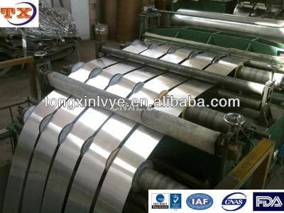 China Both Sides Transparent Lacquer Aluminium Strip For Vial Seal for sale