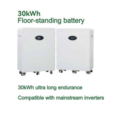 China 51.2V 600Ah Floor Standing New Energy Battery 32kWh High Capacity Compatible With Inverters for sale